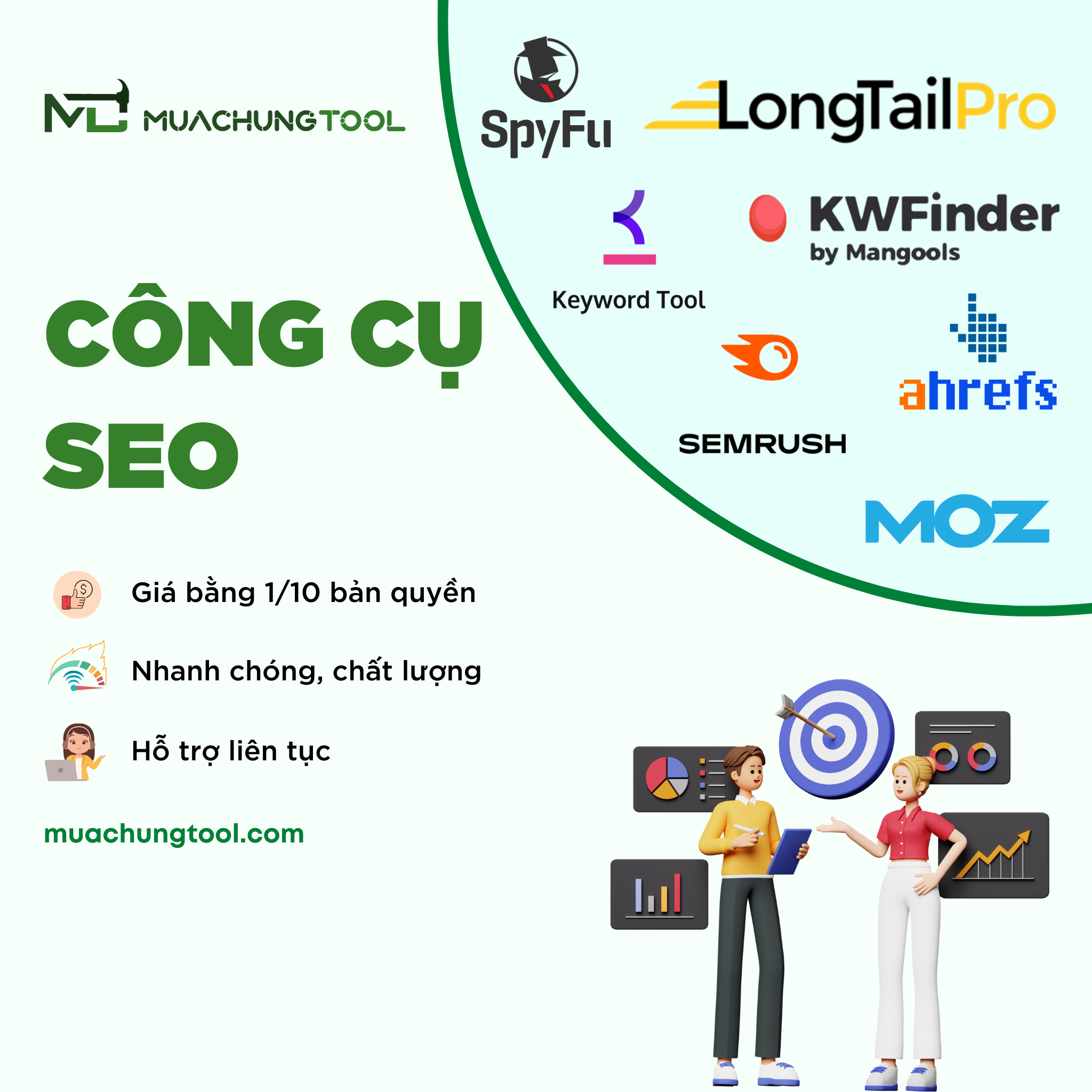 Danh Sách Công Cụ SEO Dùng Chung Tốt Nhất Năm 2025 - Mua Chung Tool